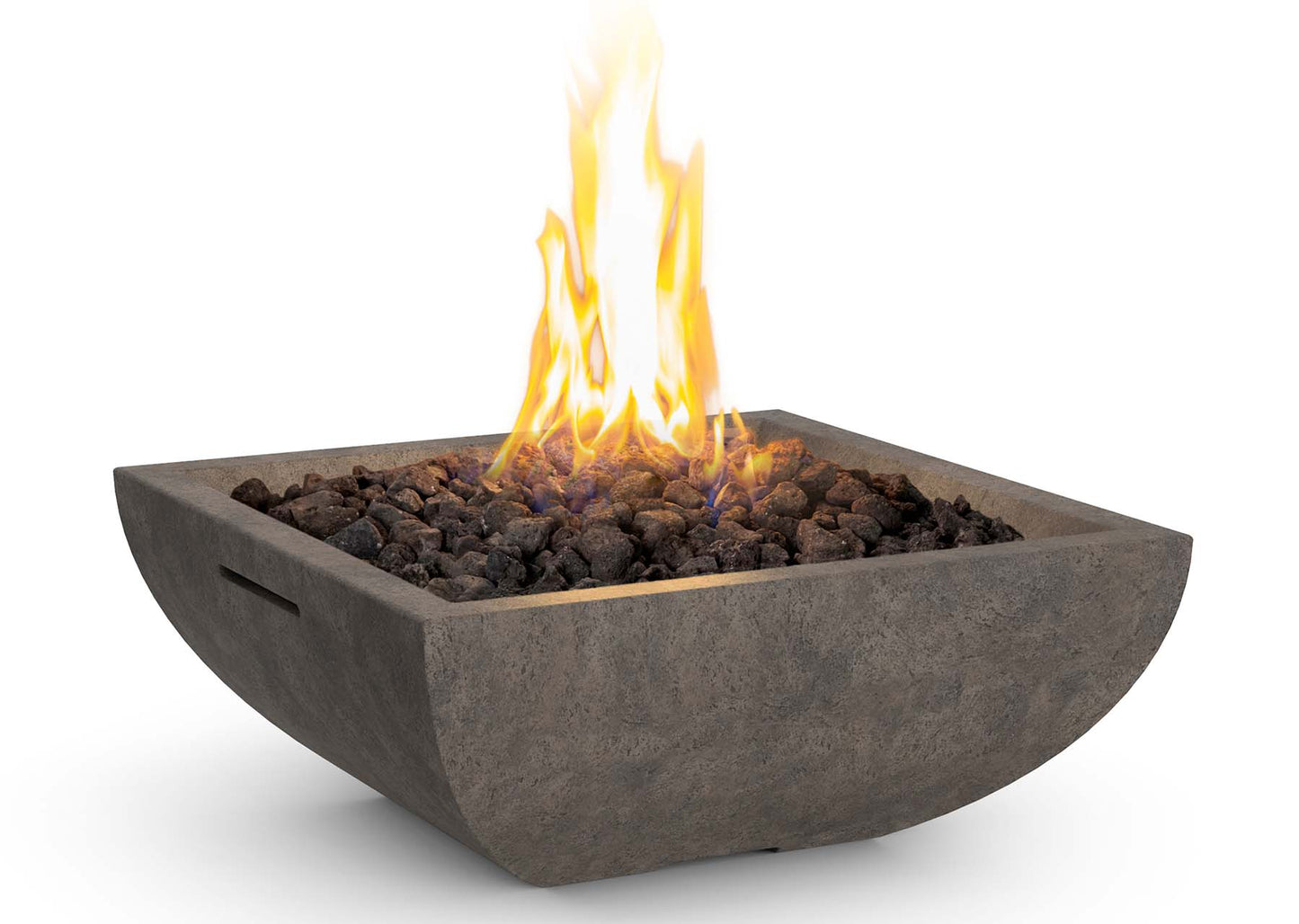 American Fyre Designs Bordeaux Petite Square Fire Bowl